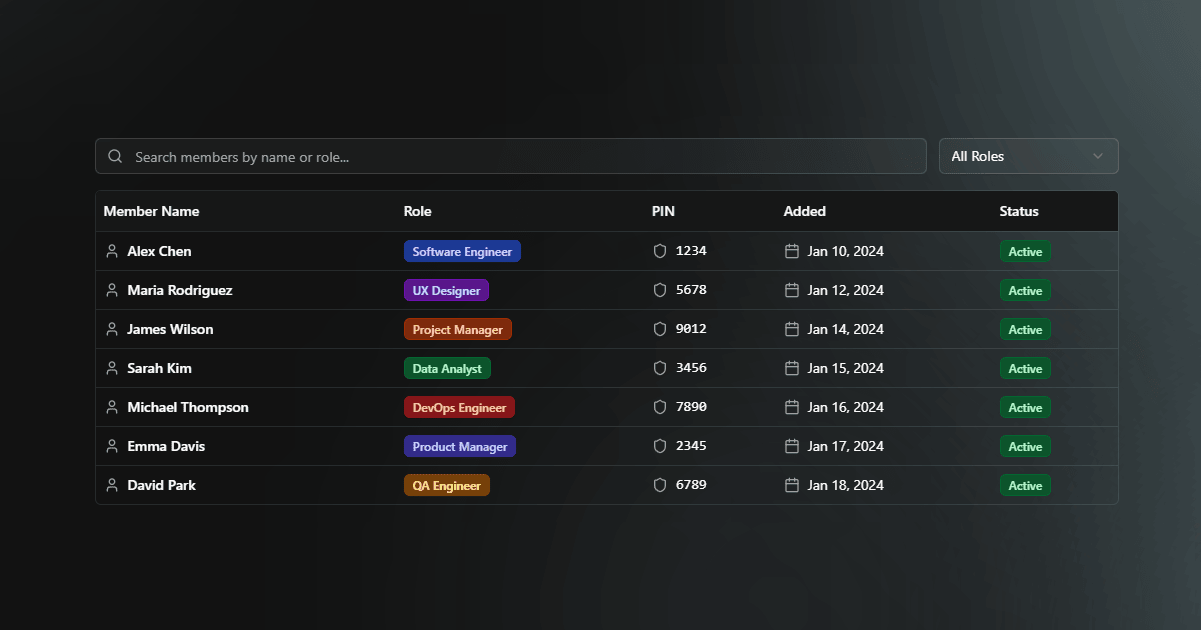 QLOCK.IN - Effortless Employee Check-in System